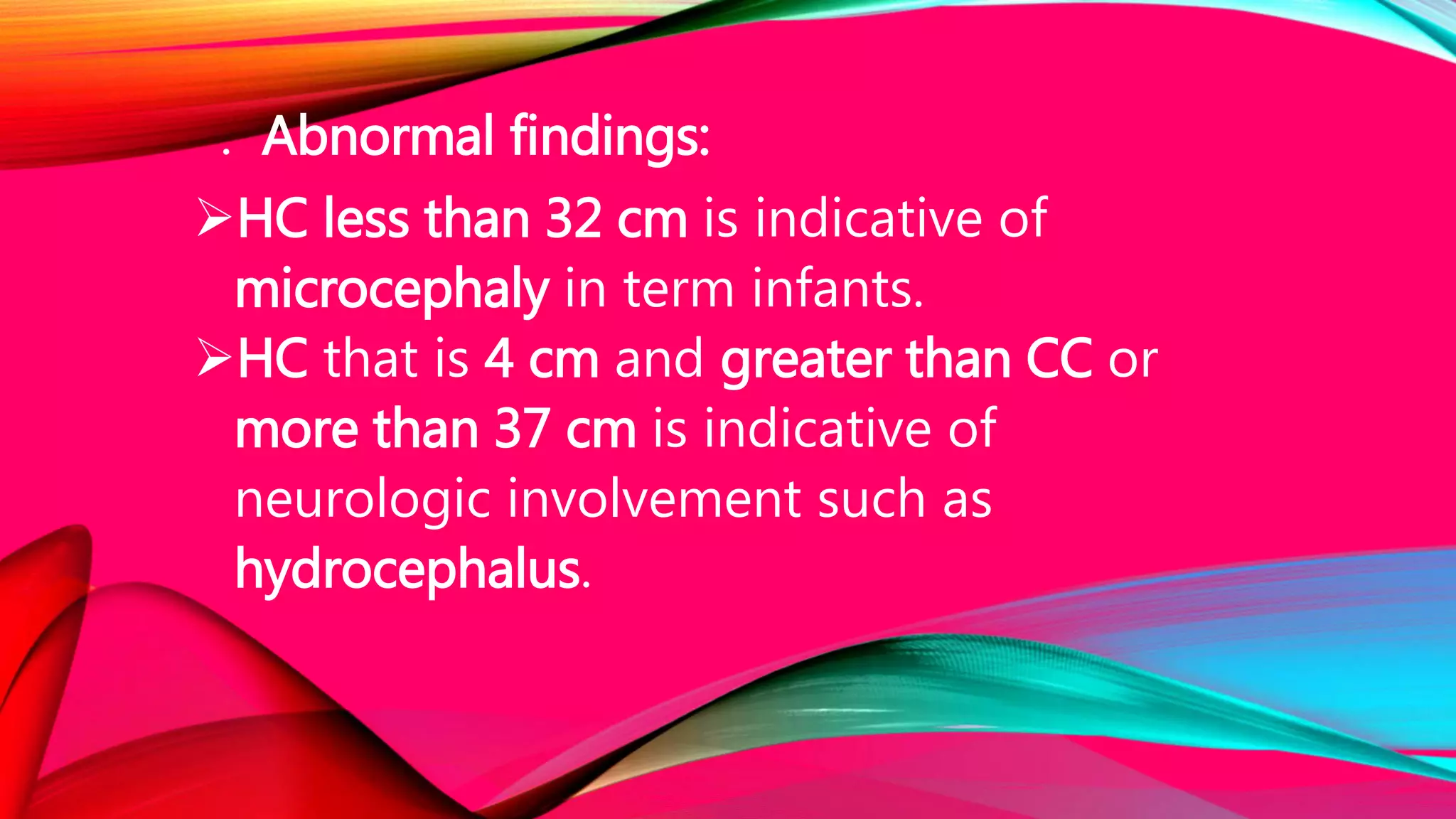 Important measurements of a newborn | PPTX