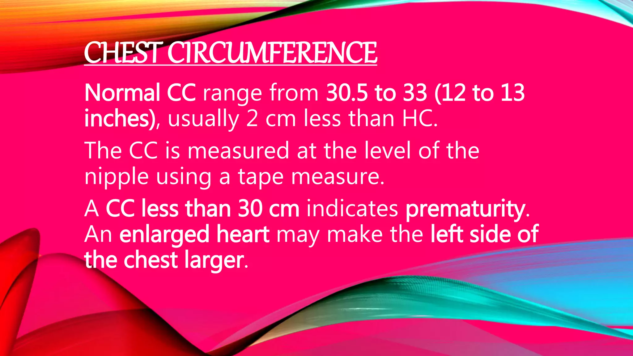 Important measurements of a newborn | PPTX