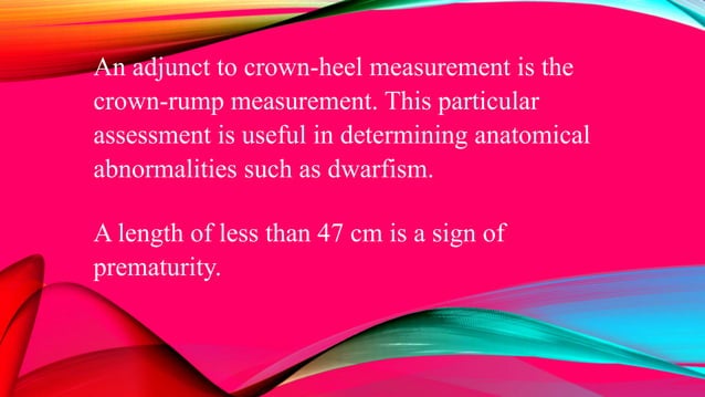 Important measurements of a newborn | PPTX | Pregnancy | Reproductive ...
