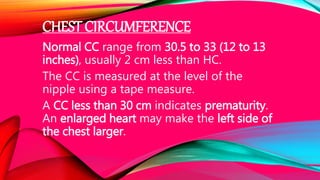 Important measurements of a newborn | PPTX