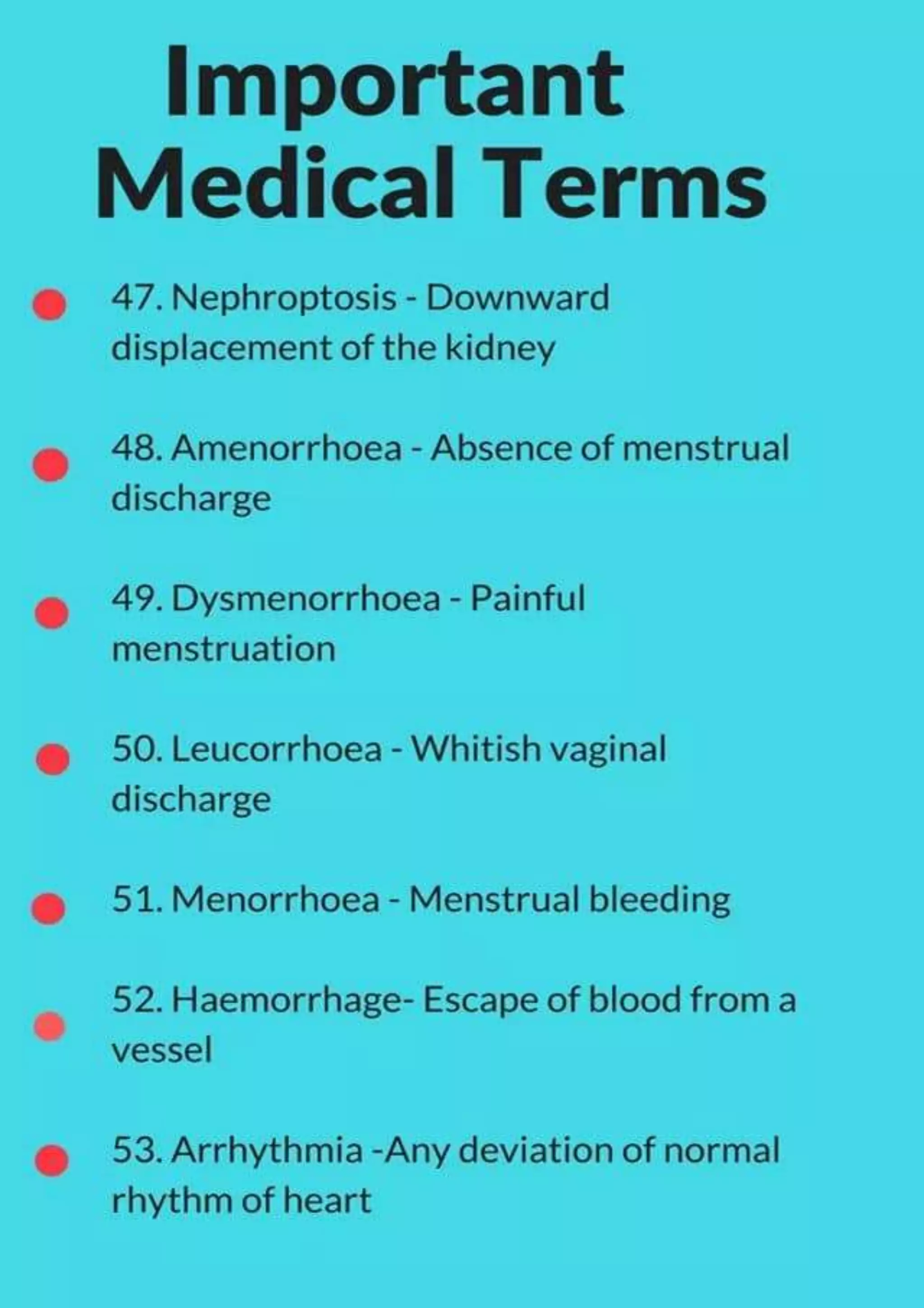 Important medical terms | PDF