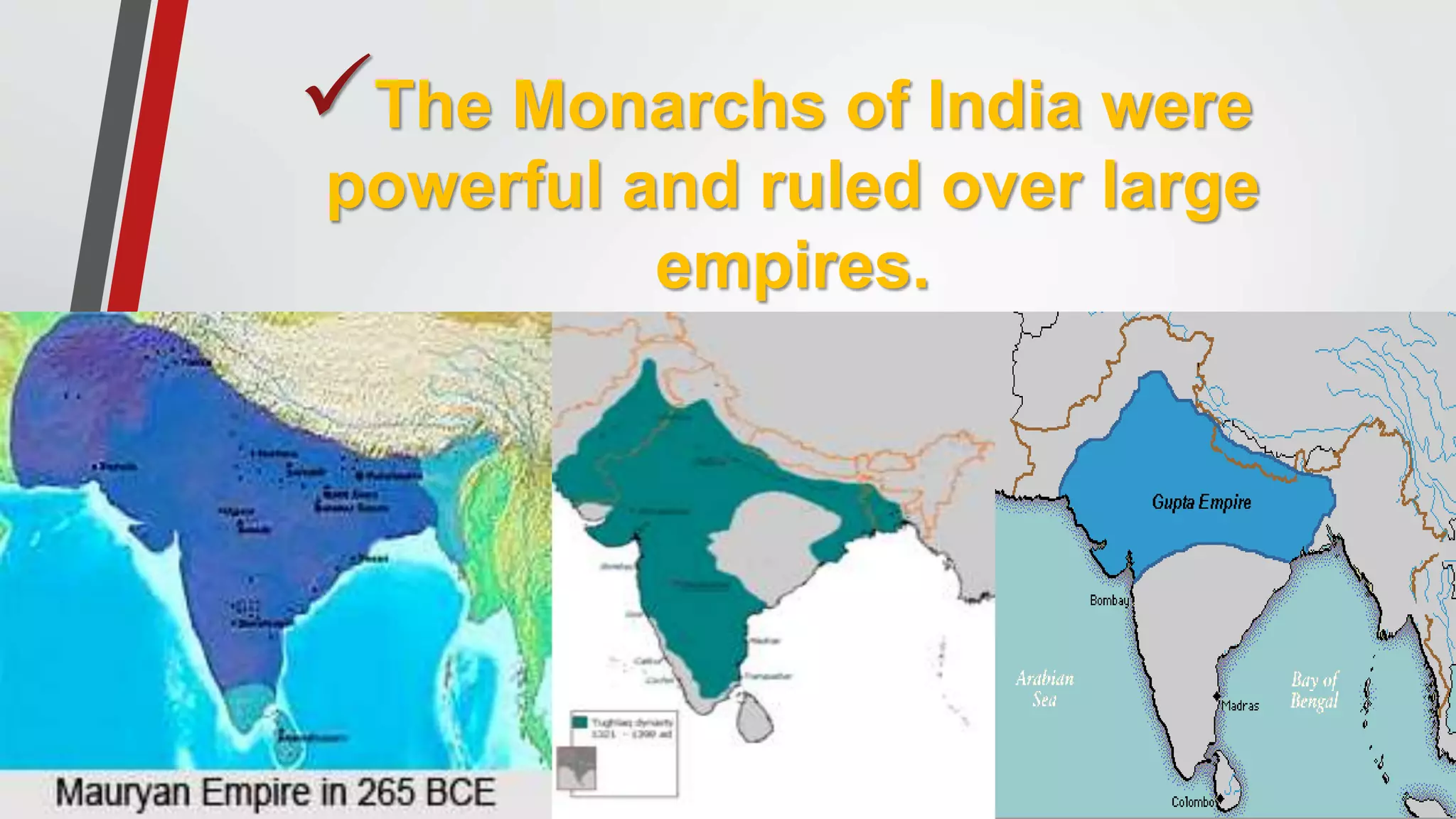 Important monarchs of india | PPTX