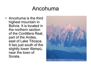 Important mountains of the world | PDF