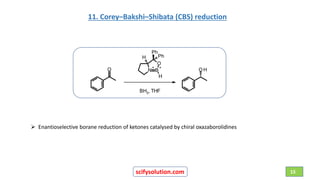 Important name reaction for csir net and gate chemistry | PPTX