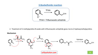 Important name reaction for csir net and gate chemistry | PPTX