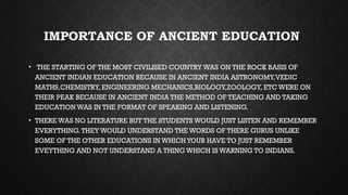 IMPORTANTS OLD & MORDERN EDUCATIONs.pptx
