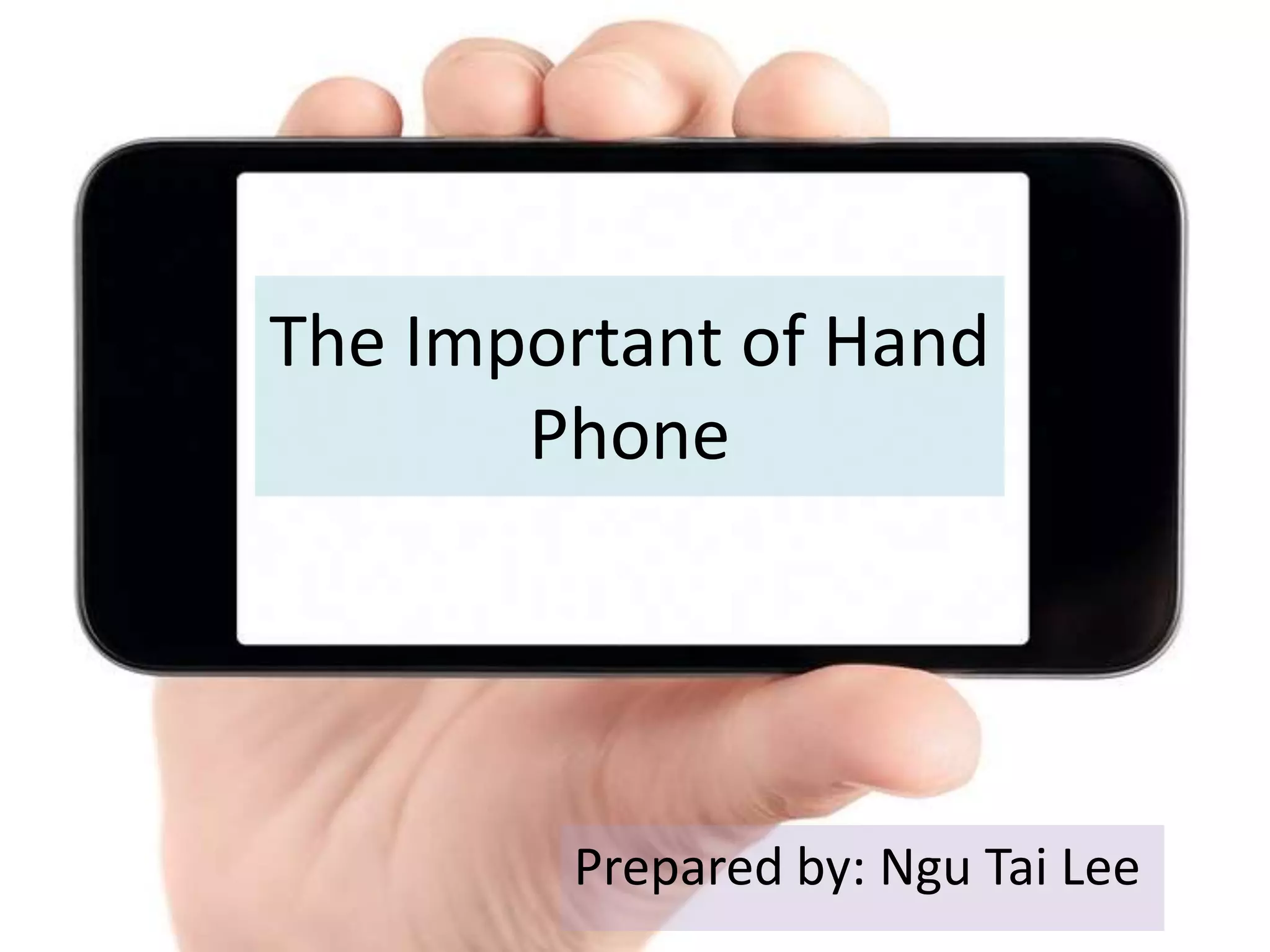 Important of handphone | PPTX