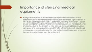 important of sterilization for bs and bsc student | PDF
