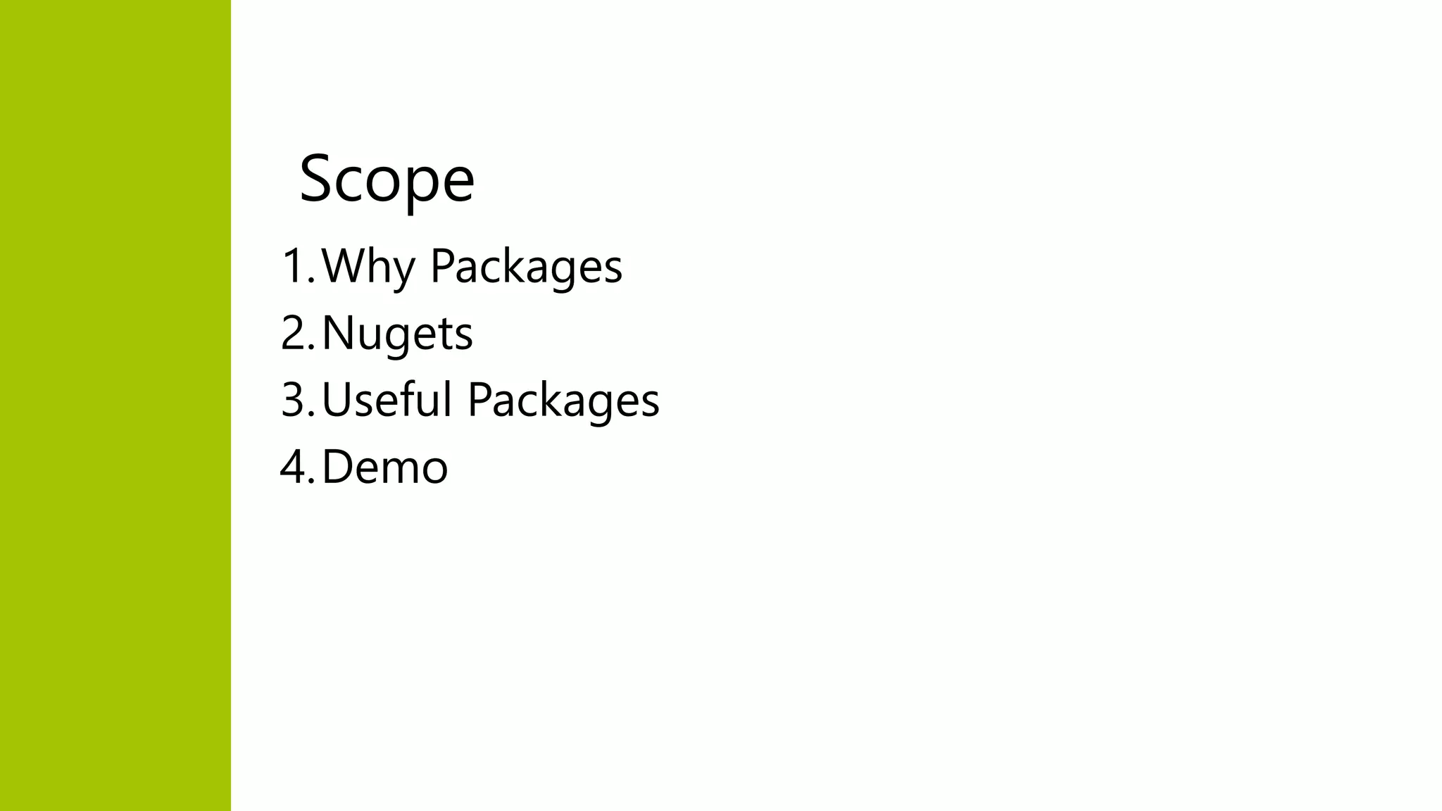 Important packages in app development | PPT | Free Download