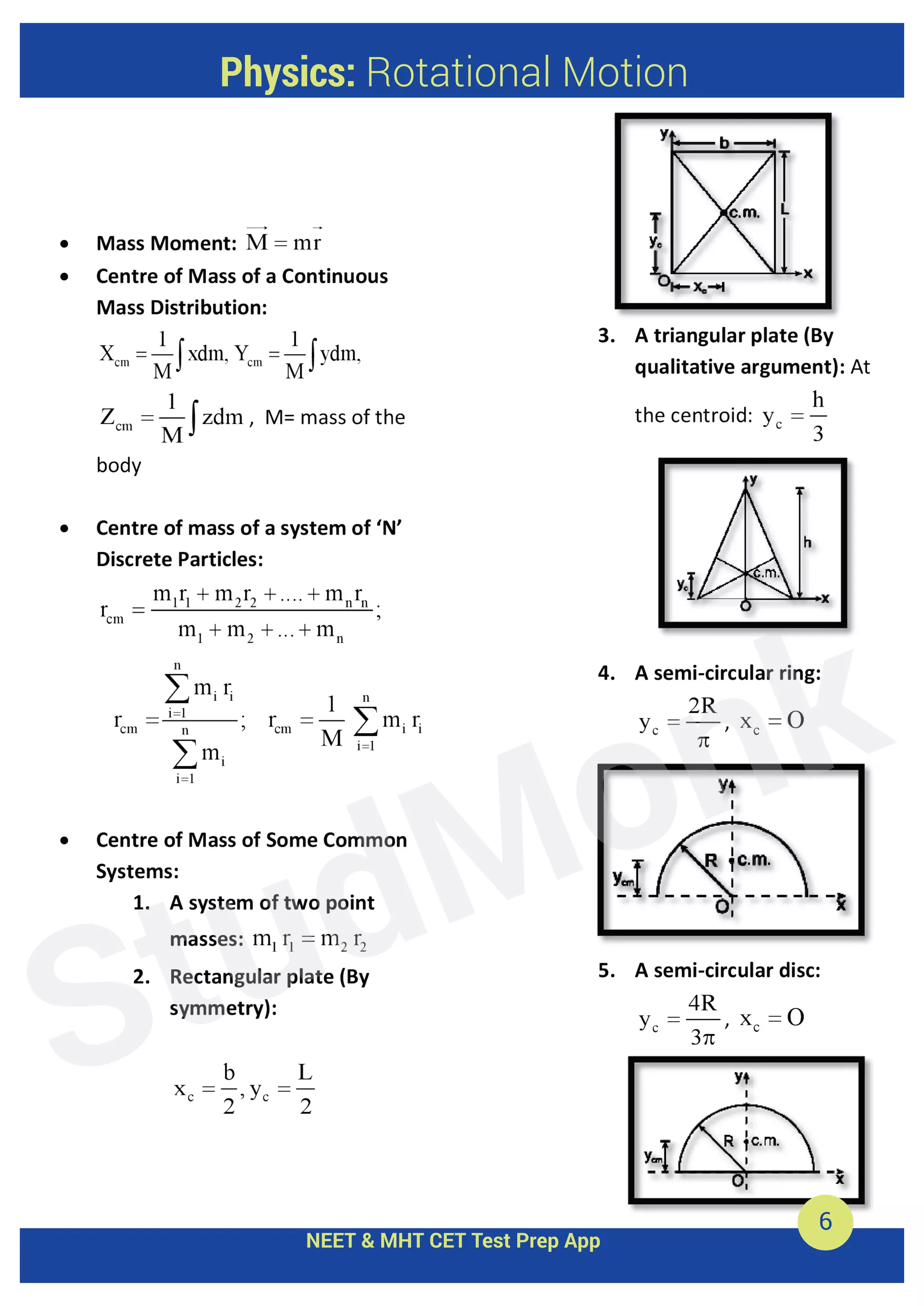 Important Formulas PDF for Physics | Mathematics- StudMonk | PDF