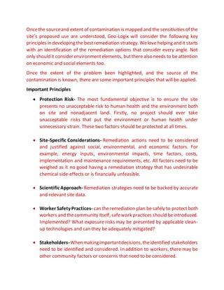 Important principles with for site remediation strategies! | PDF