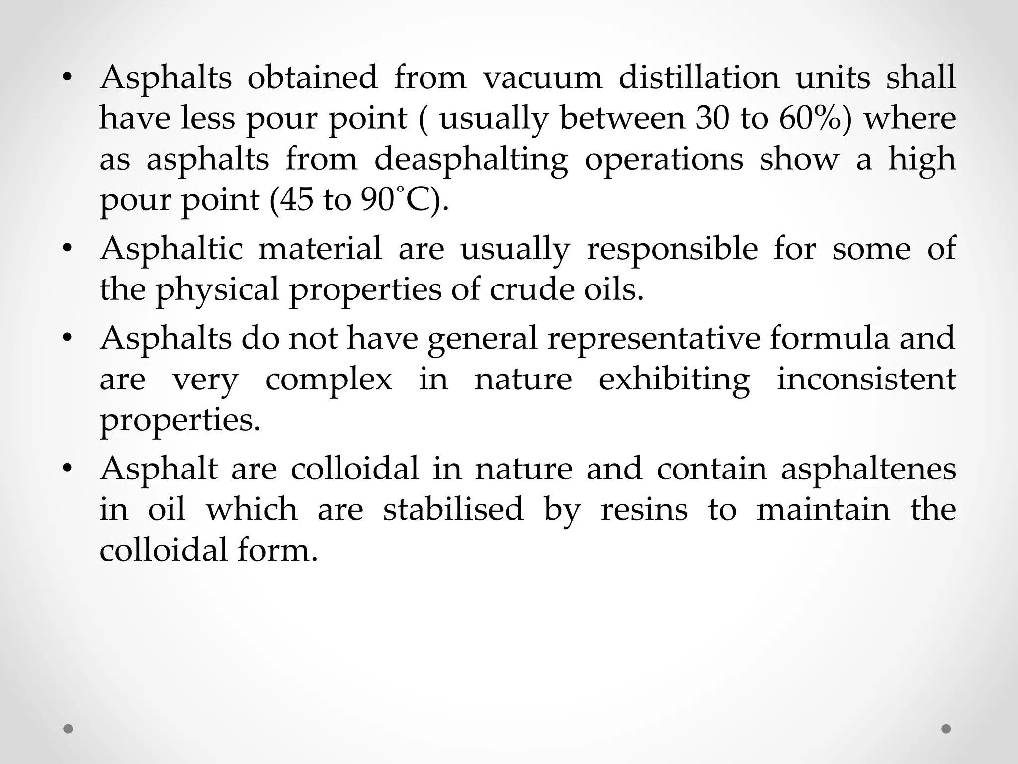 Important properties of diesel, kerosene and heavy fractions like lube ...