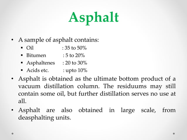 Important properties of diesel, kerosene and heavy fractions like lube ...