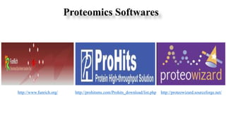 Important protein databases and proteomics softwares | PPTX