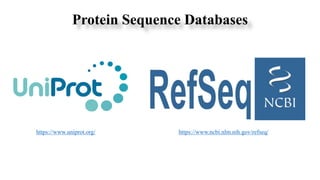 Important protein databases and proteomics softwares | PPTX