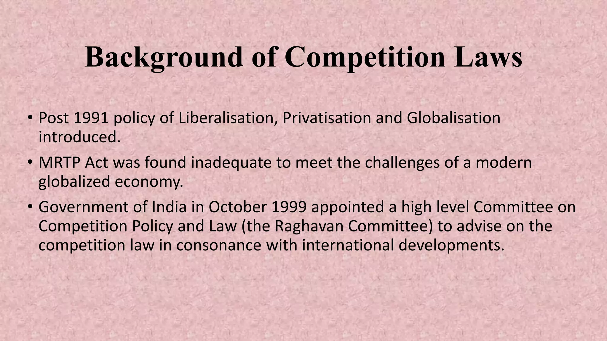 Important provisions of competition act, 2002 | PPTX