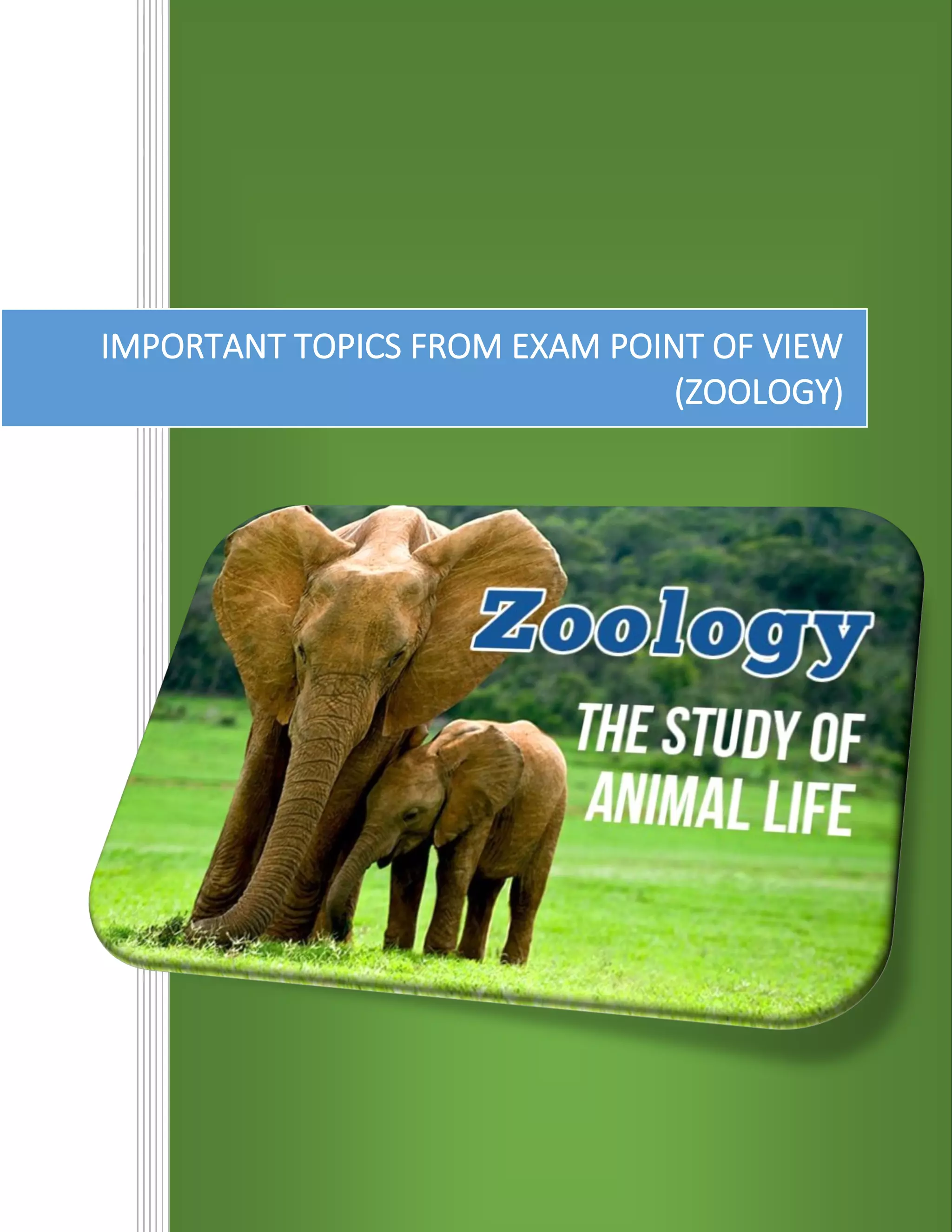 Important questions of Zoology, wildlife, zoogeography , Biochem, cell ...