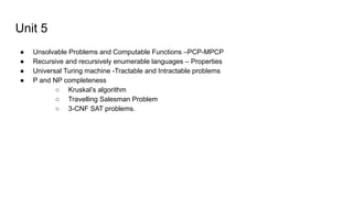 Important Questions For Theory Of Computation | PDF