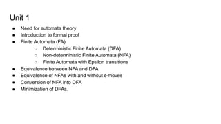 Important Questions For Theory Of Computation | PDF