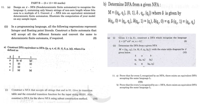 Important Questions For Theory Of Computation | PDF