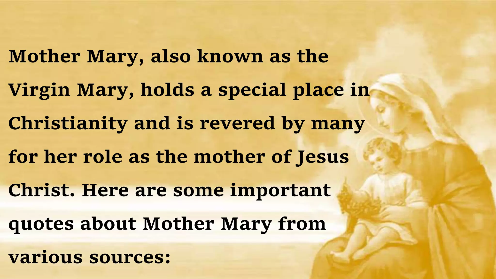 Important Quotes About Mother Mary.pptx