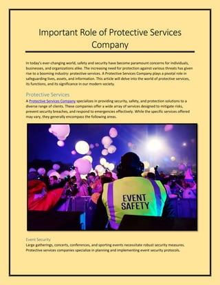 Important Role of Protective Services Company.pdf