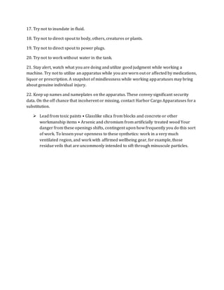 Important safety instructions for the steam cleaners | PDF