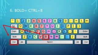 Important shortcut keys for computer | PPTX
