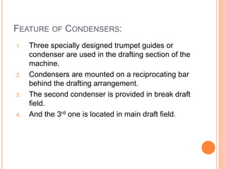 Important parts on ring frame | PPTX