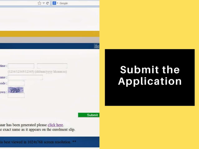 Important Steps for Aadhar Card Verification | PPT