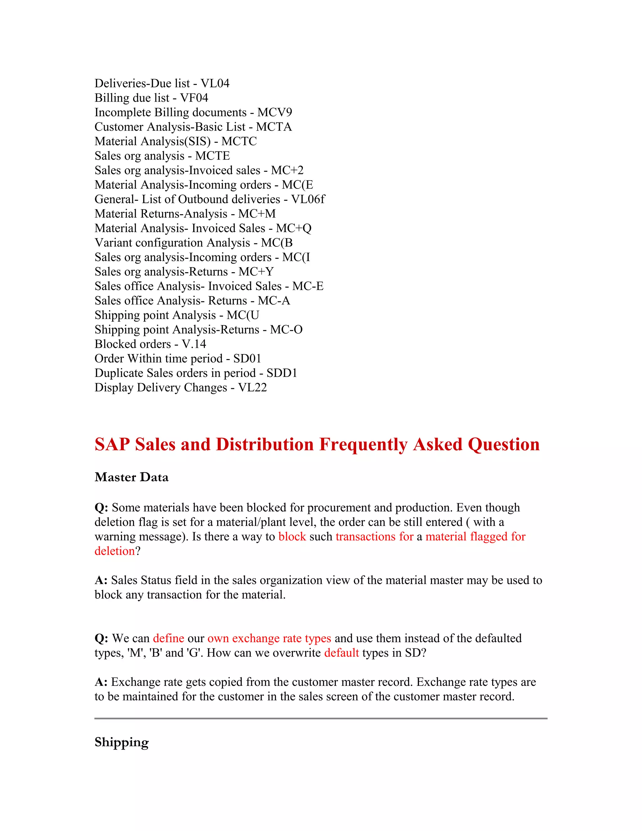 Important tables for sap sd | DOC