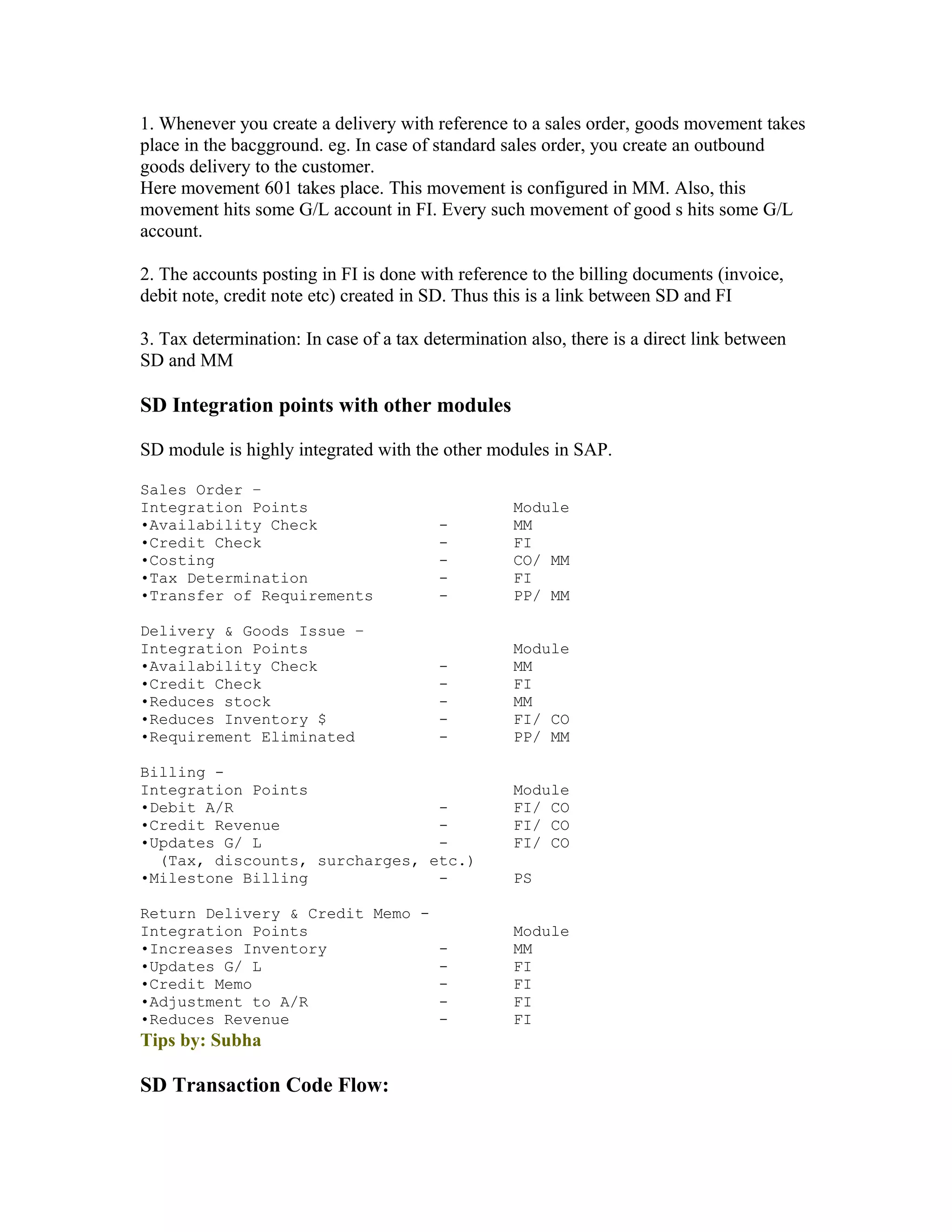 Important tables for sap sd | DOC