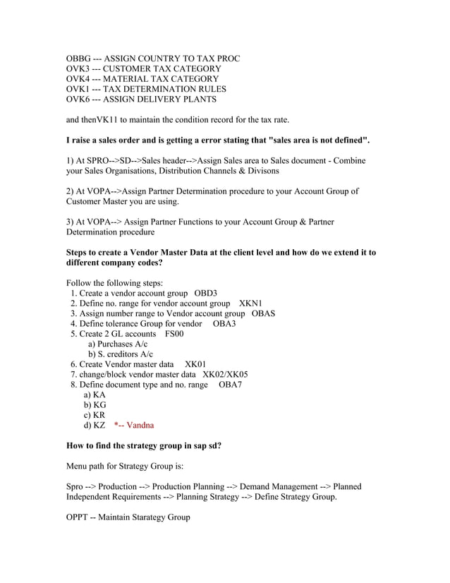 Important tables for sap sd | DOC