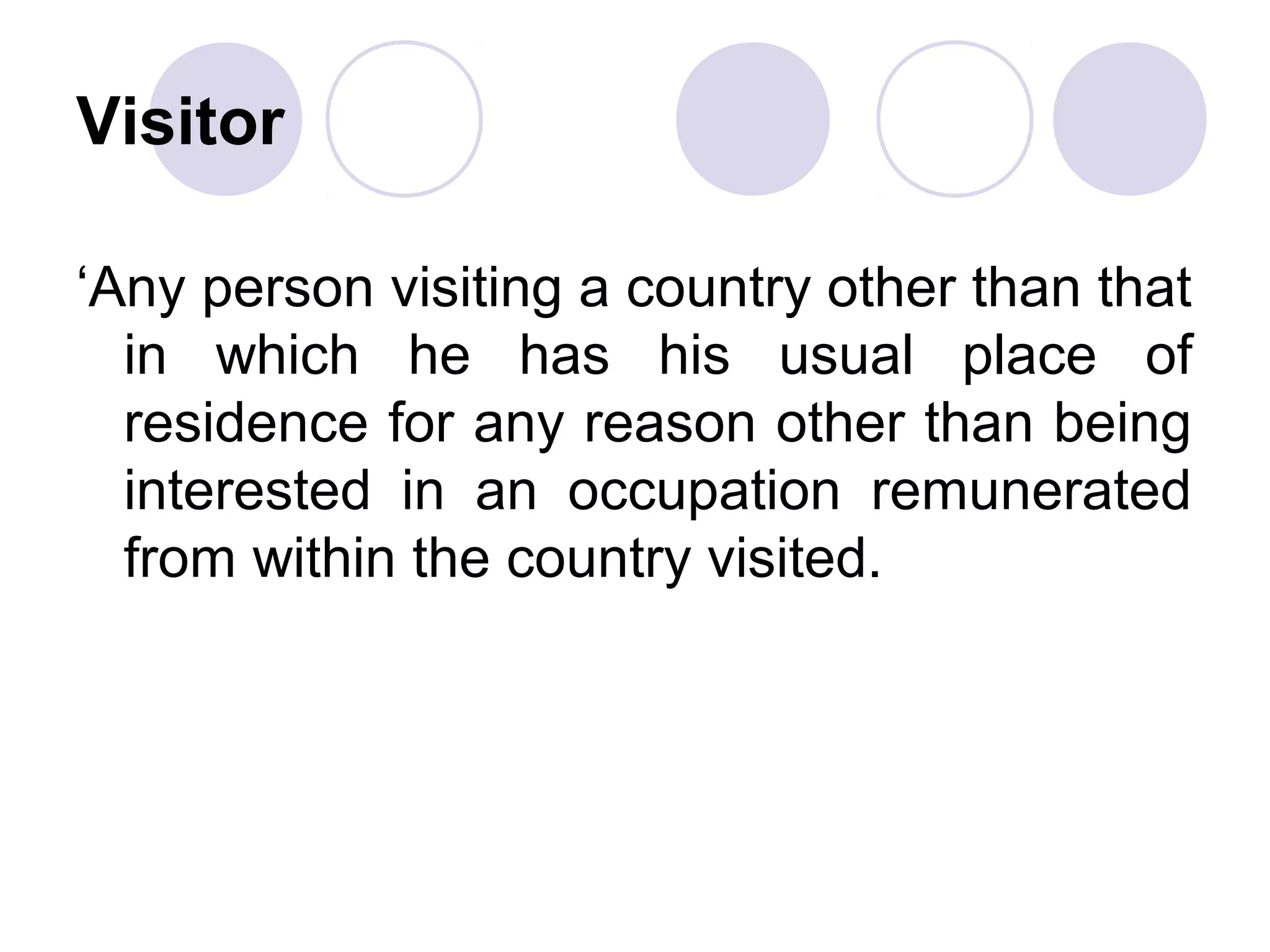 Important terminology in tourism | PPT