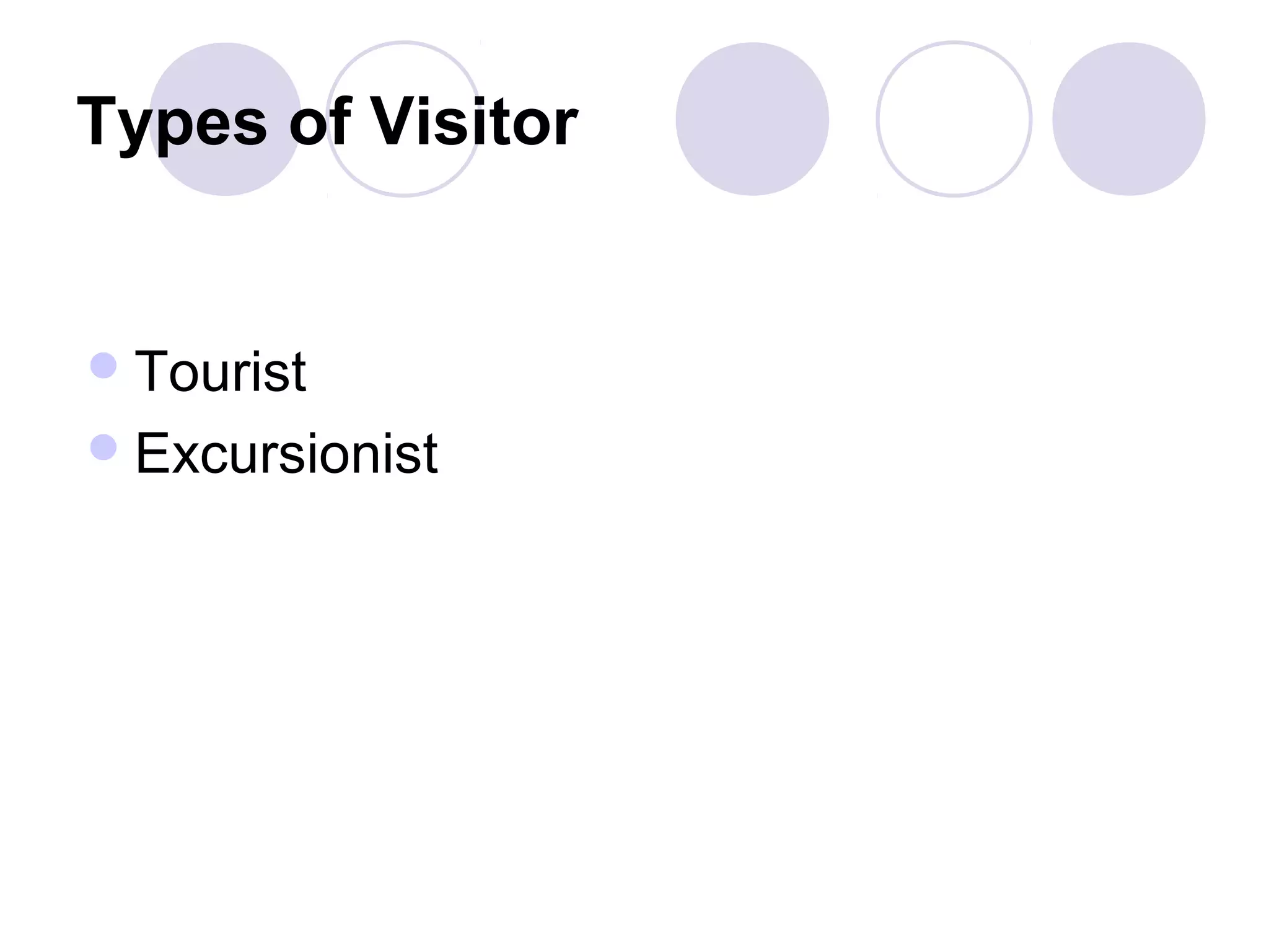 Important terminology in tourism | PPT