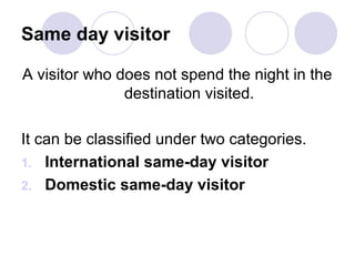 Important terminology in tourism | PPT