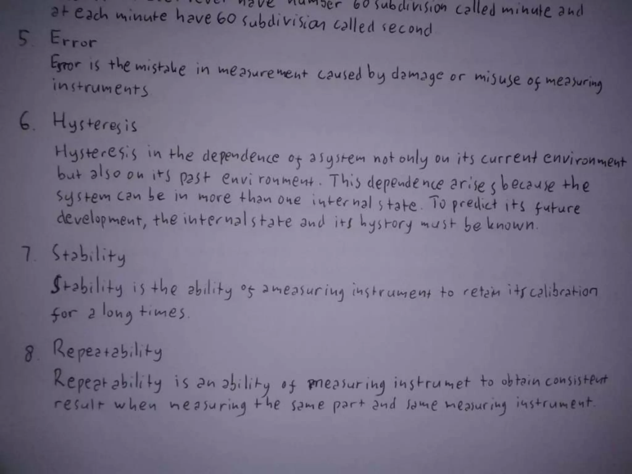 Important terms in measurement system | PPTX