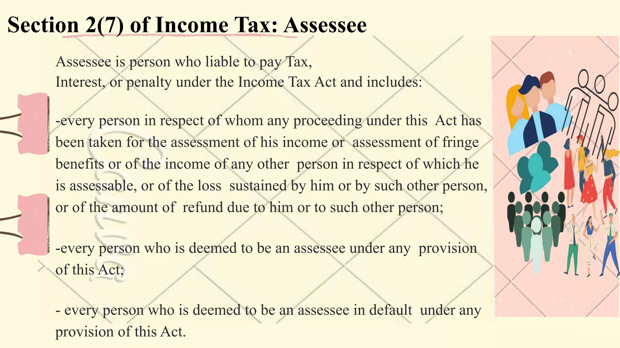 IMPORTANT TERMS USED IN INCOME TAX | PPT
