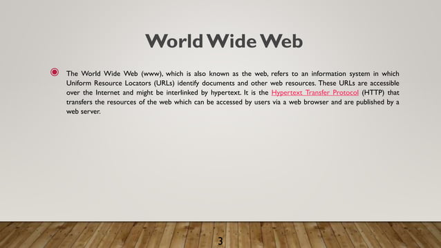 Important Terms Related to the World Wide Web | PPT
