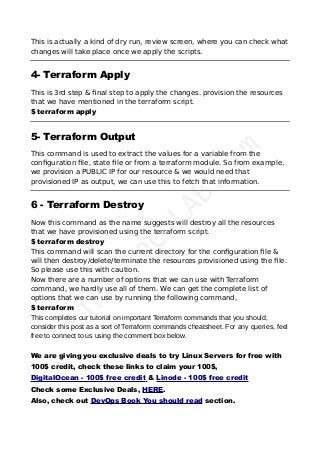 Important terraform commands that we should know (a cheat sheet)