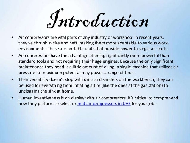 Explanation of how positive and dynamic displacement Air Compressor ...
