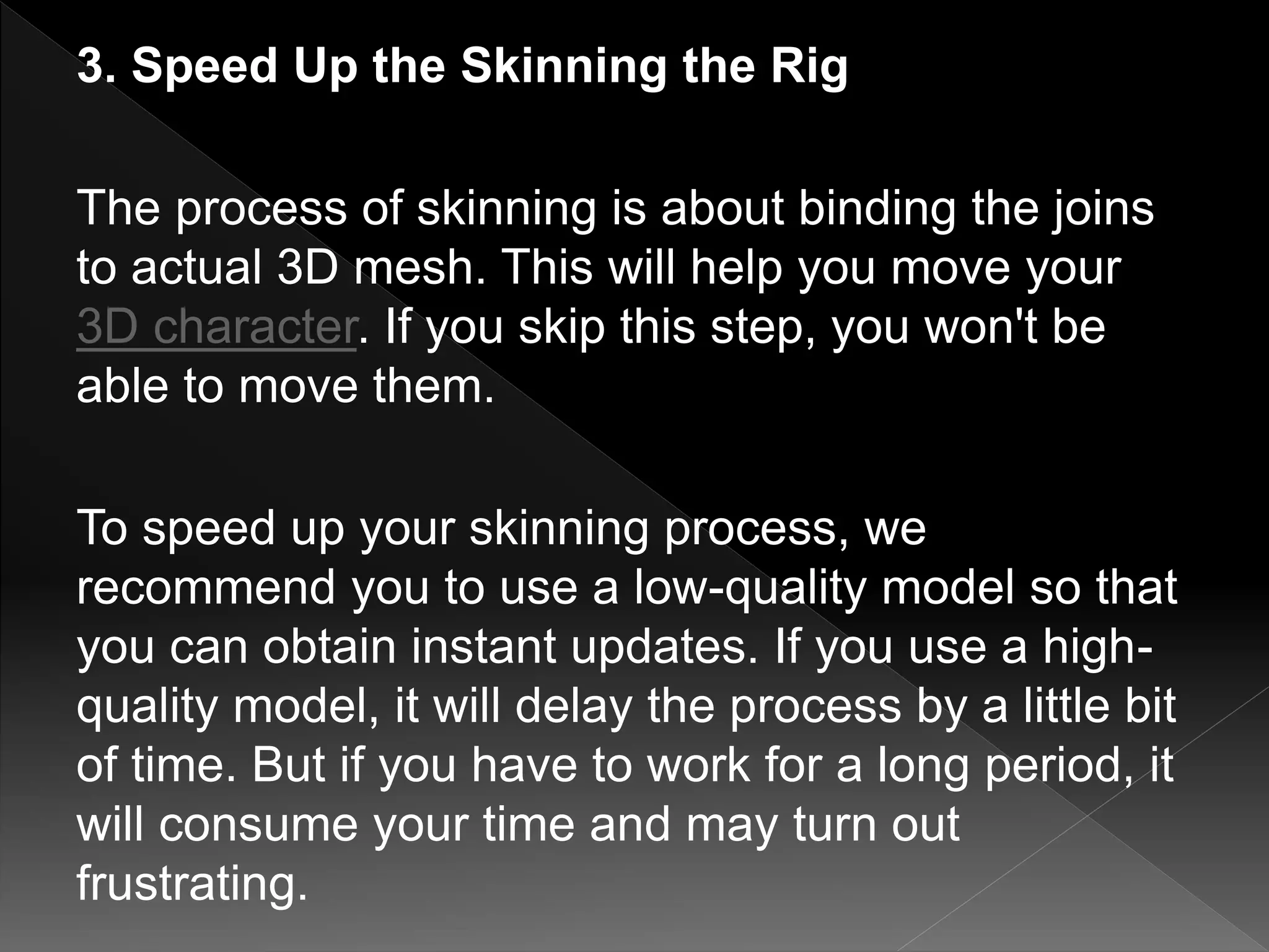 Important Tips for 3D Animation Rigging | PPTX