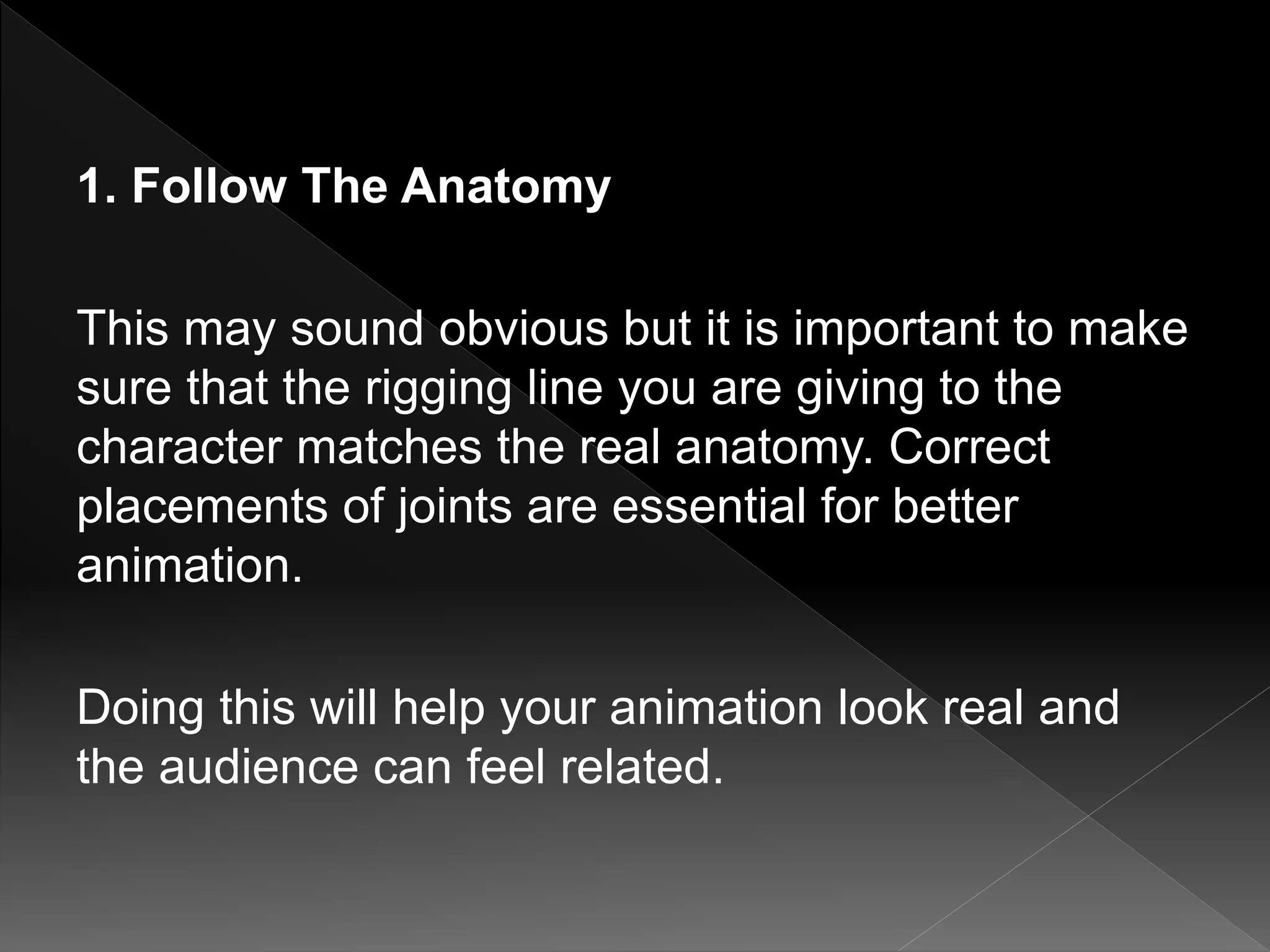 Important Tips for 3D Animation Rigging | PPTX