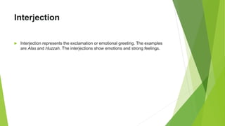 Important Tips on Parts of Speech in English | PPT