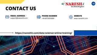 important topics for data science - NareshIT | PDF