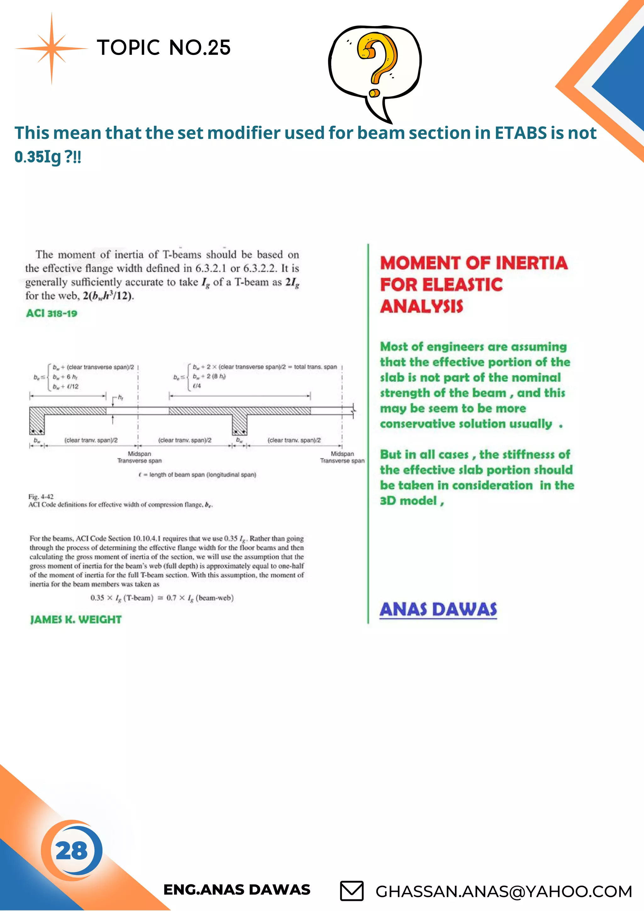 Important topics in civil engineering Eng.Anas Dawas | PDF