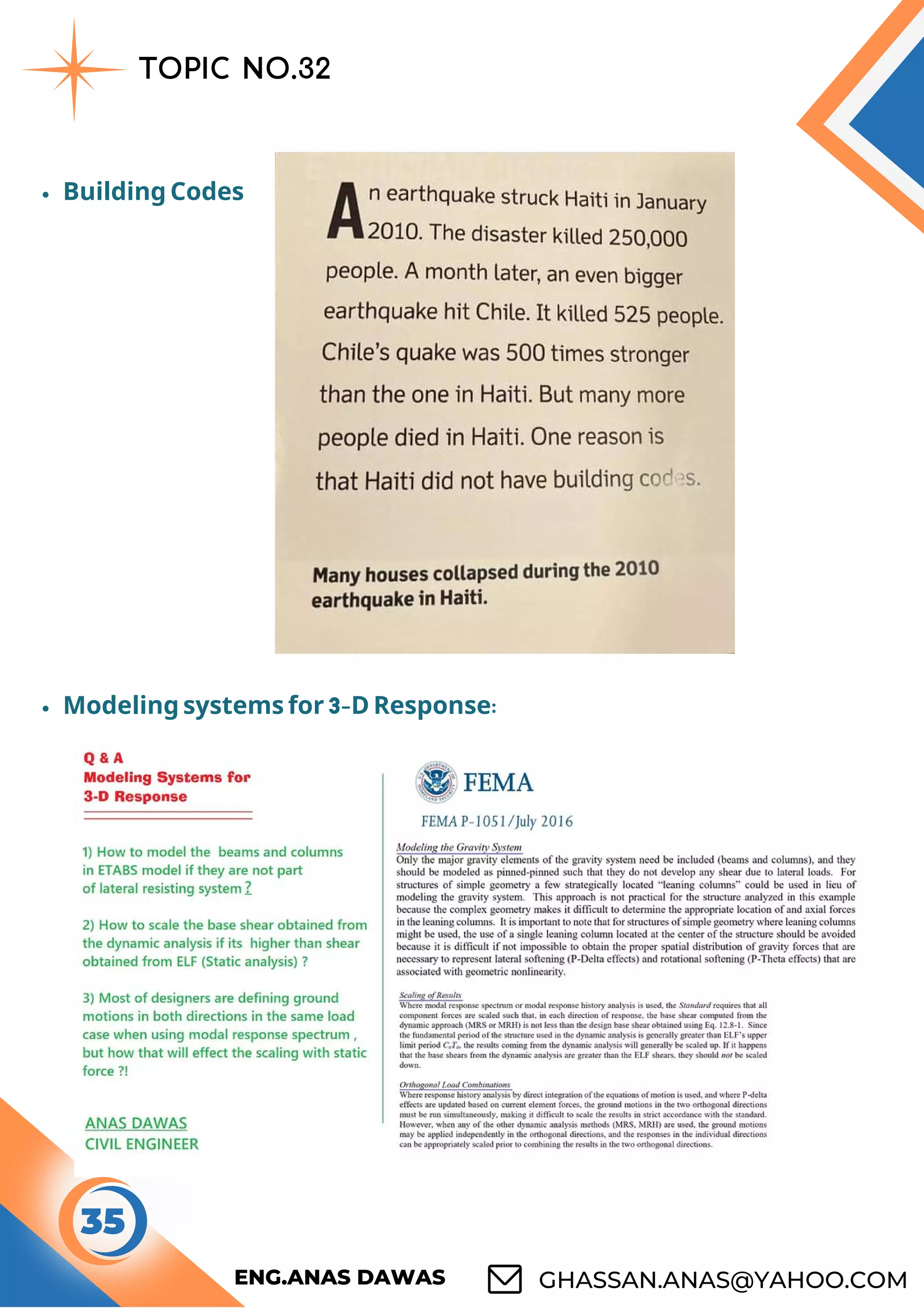 Important topics in civil engineering Eng.Anas Dawas | PDF