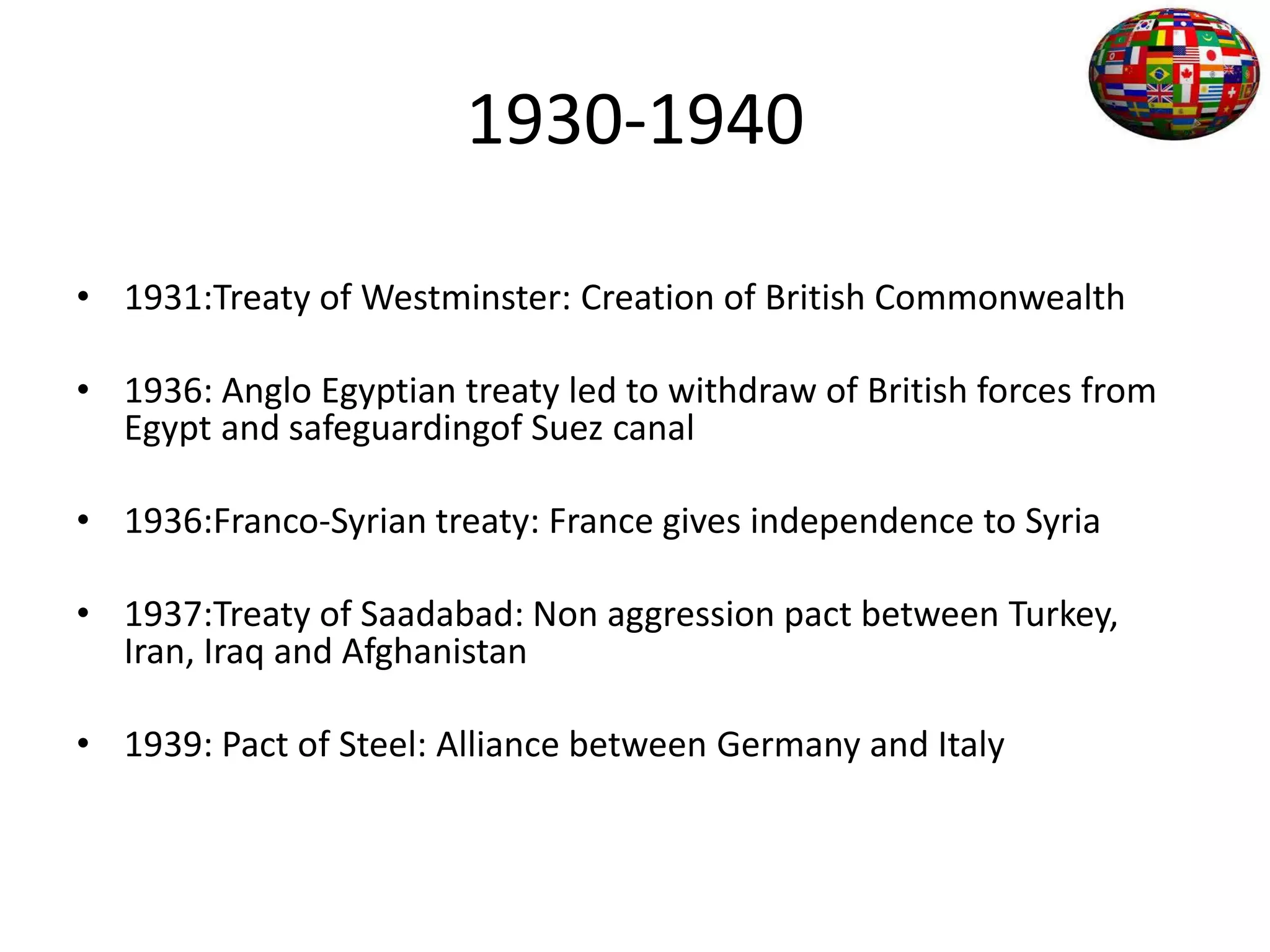 Important treaties | PPTX