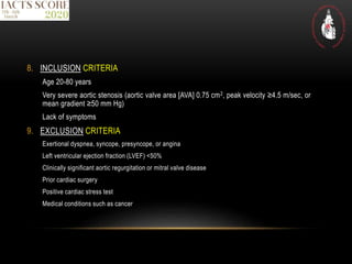 Important Trials of the Day & Basics of Biostatistics | IACTS SCORE ...