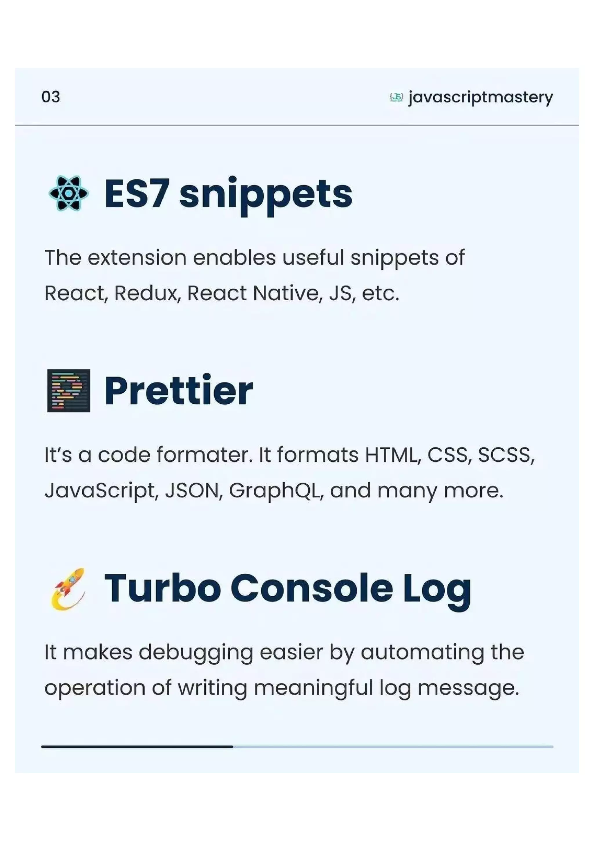 important vscode extensions .pdf